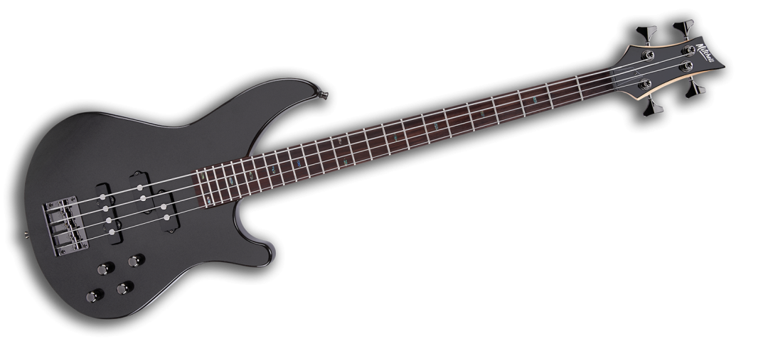 MB200GM Mitchell Electric Bass Guitar Gun Metal - Mitchell Guitars