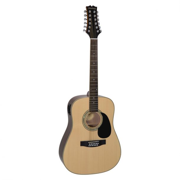 Mitchell D120S12E Dreadnought Solid-Top 12-String Aco-Electric Guitar