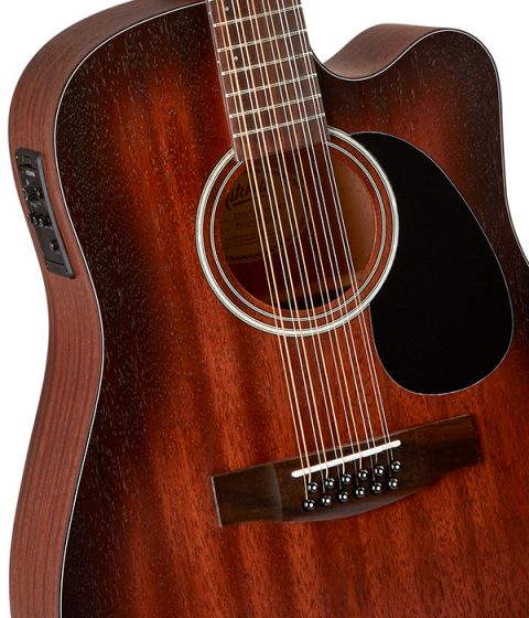 Mitchell T331TCE 12-String Dreadnought Mahogany Guitar