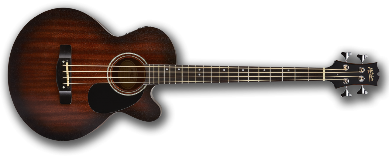 Mitchell T239B Acoustic-Electric Mini-Jumbo Bass Guitar | Mitchell Guitars